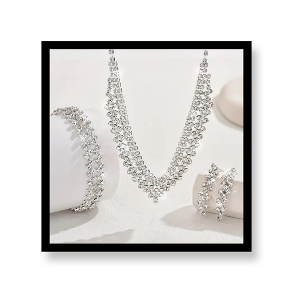 Jewelry | 3 Pc Elegant Bridal Jewelry Set | Poshmark